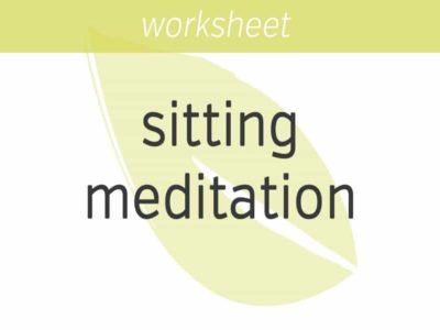 Free Mindfulness Worksheets - Mindfulness Exercises