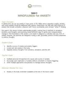 Brandable Mindfulness Meditation Curriculum - Mindfulness Exercises