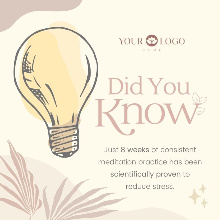 Brandable Mindfulness Social Media Templates